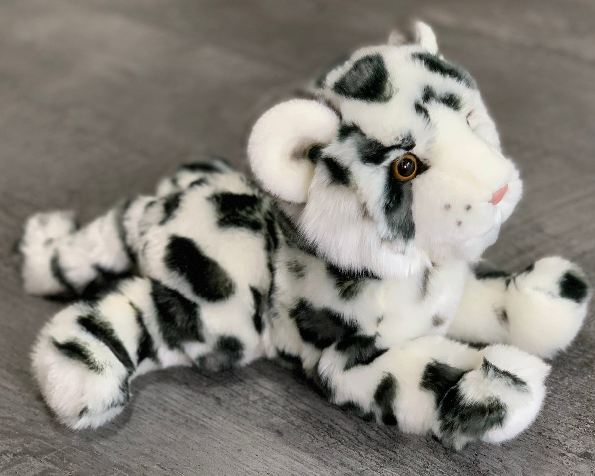 Weighted Snow Leopard Cub Plush (13", 2.5 lbs) | Sensory Soothers