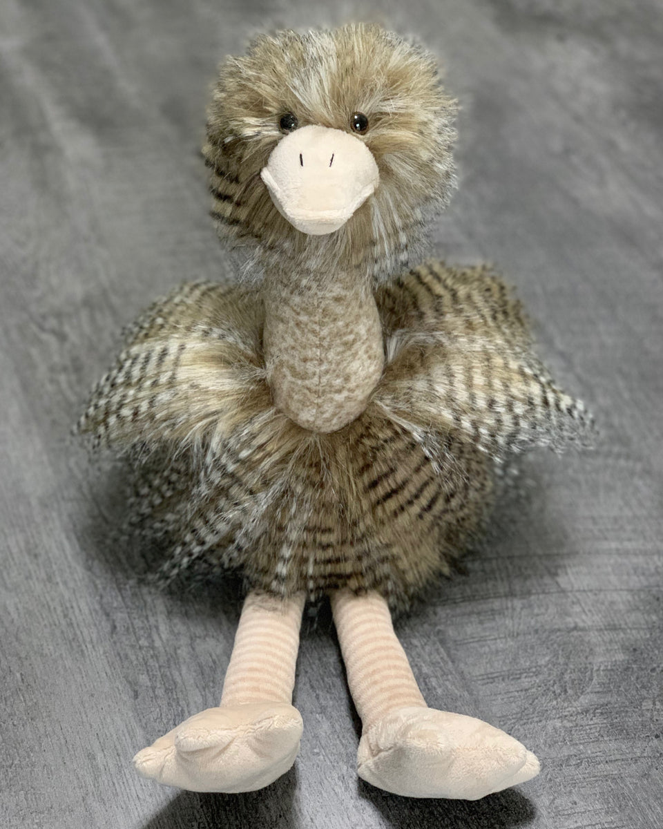 Weighted Ostrich Plush – 19" Feathery Sensory Stuffed Animal (Up to 5 ...