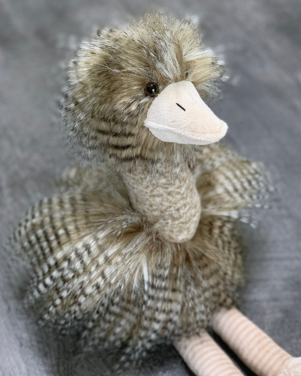 Weighted Ostrich Plush – 19" Feathery Sensory Stuffed Animal (Up to 5 ...